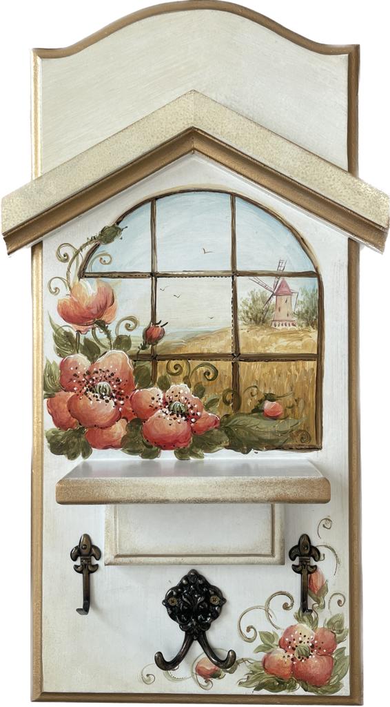 Suport de chei Suba Decor -pictat manual cu mac